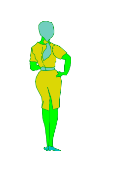 2D Woman for ArchiCAD - modlar.com