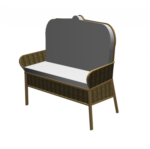 Wicker coach for ArchiCAD - modlar.com