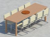 Table And Chairs BIM Objects - Free Download - Modlar