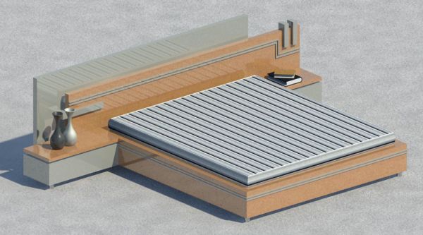Bed 01 for Revit Architecture 2011 - modlar.com