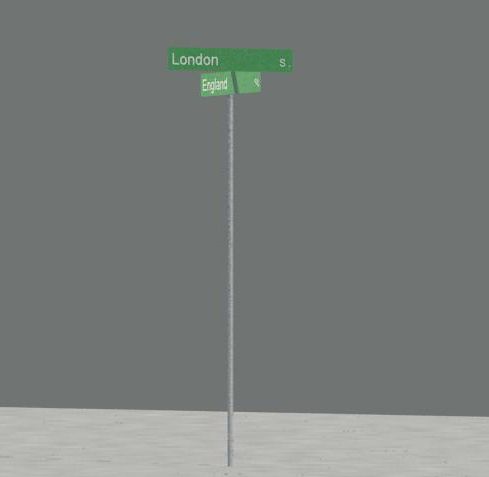 Street sign for Revit Architecture 2011 - modlar.com