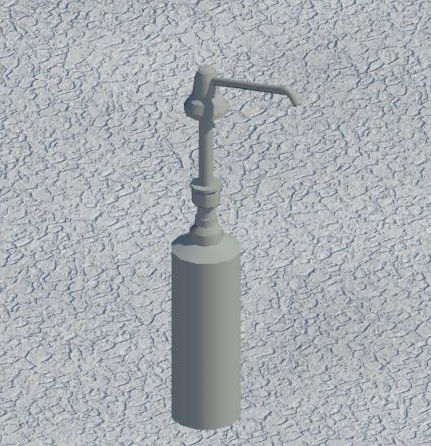 Soap dispenser for Revit Architecture 2011 - modlar.com