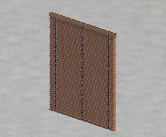 Venetian window blind for Revit Architecture 2011 - modlar.com