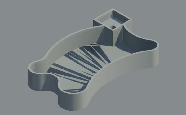Small residential pool for Revit Architecture 2011 - modlar.com