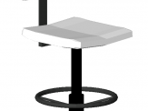 Armless Task Chair Bim Model BIM Objects - Free Download - Modlar