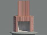Brick Fireplace Revit Family - modlar.com