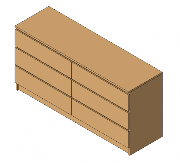 6 Drawer dresser - modlar.com