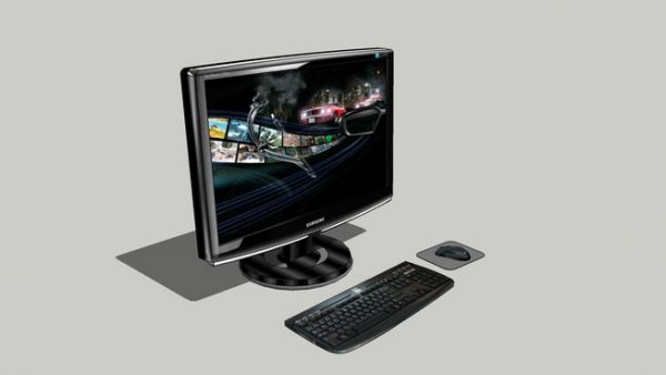 LCD Monitor with Keyboard and Mouse - modlar.com