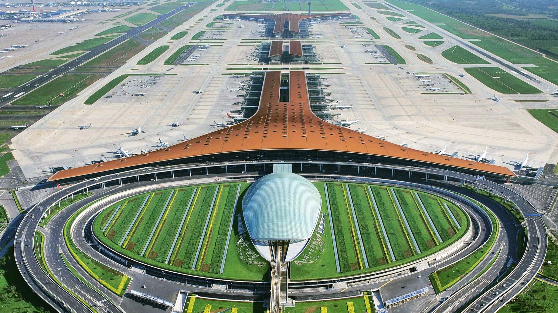 Beijing Capital International Airport - Bird's Eye View - modlar.com