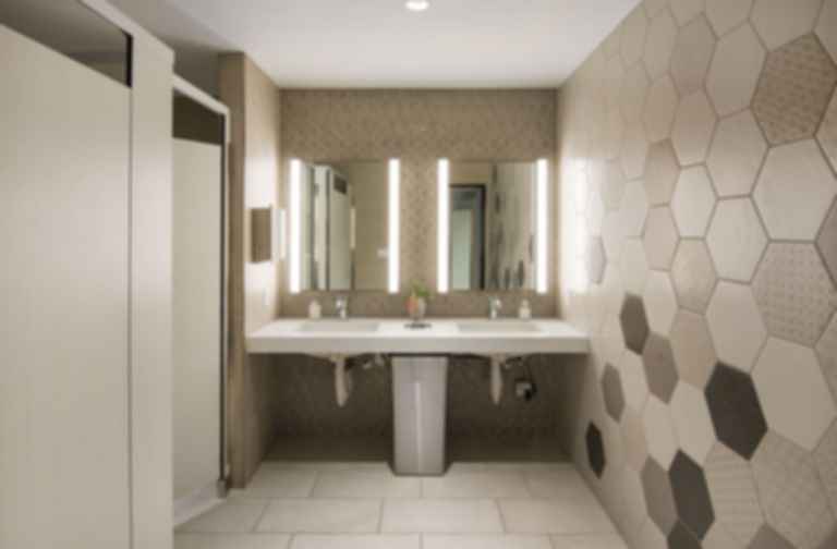 Architecture Design Collaborative Offices - Women's Restroom - modlar.com