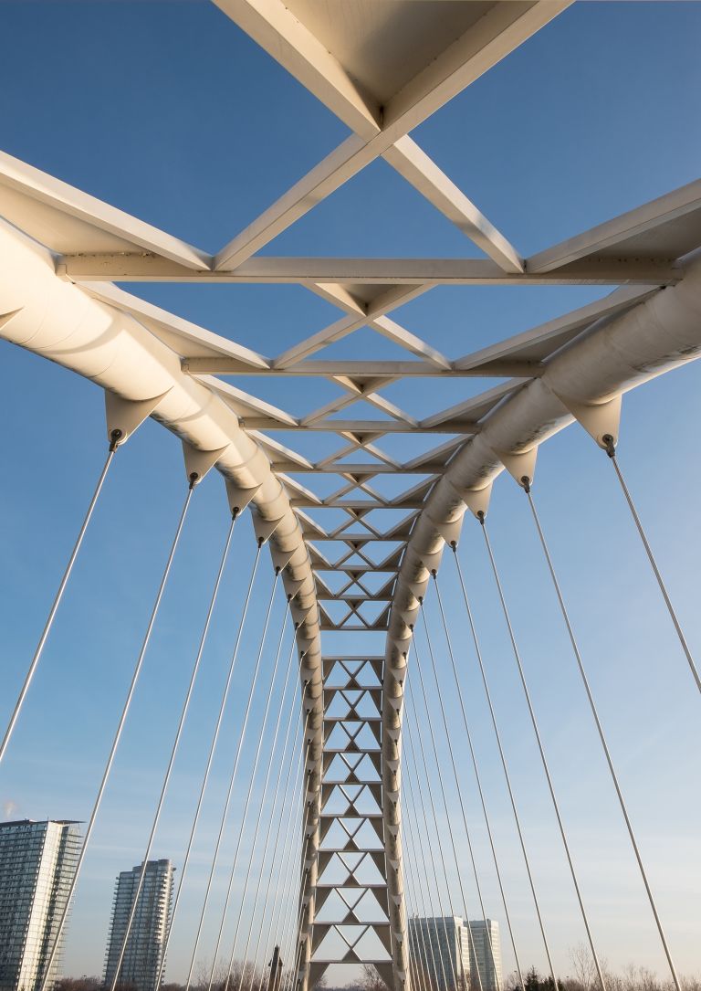 Humber Bay Arch Bridge - Structure - modlar.com