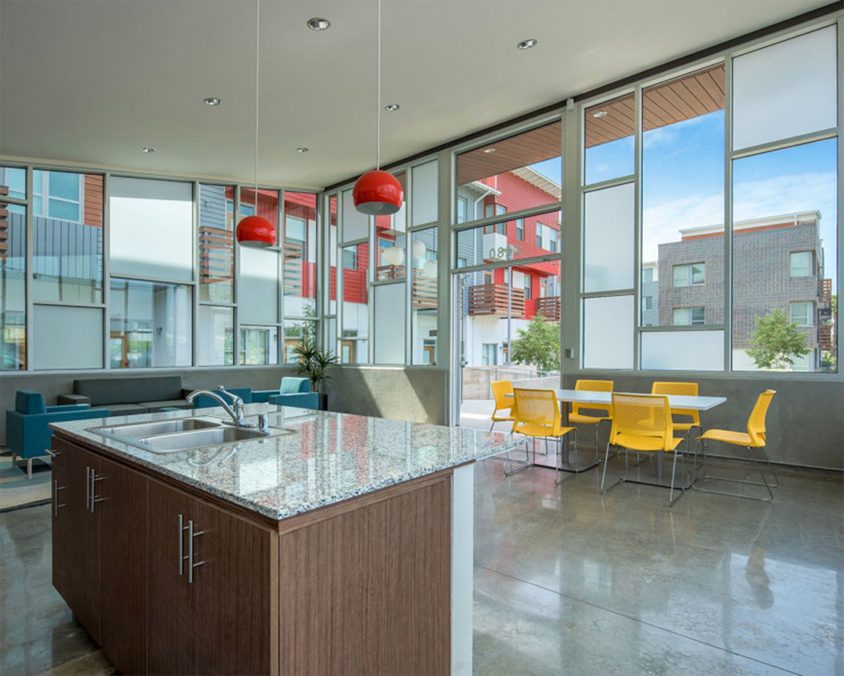 Zinnia - Central Community Building Interior - modlar.com