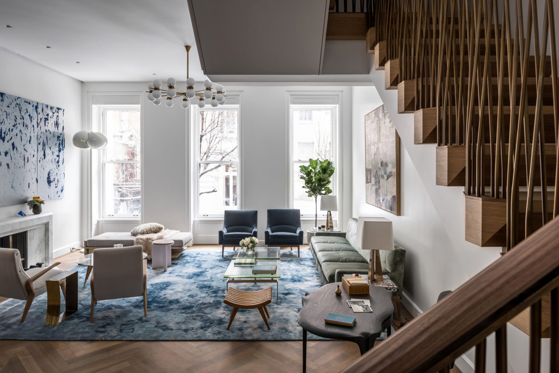 Upper East Side Townhouse - Living Room - modlar.com