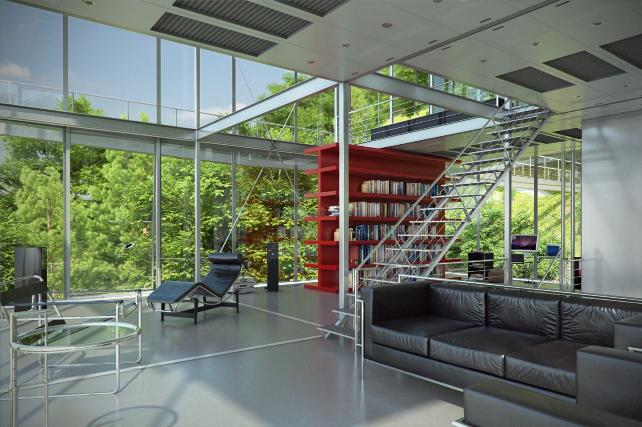 R128 House - Interior - modlar.com