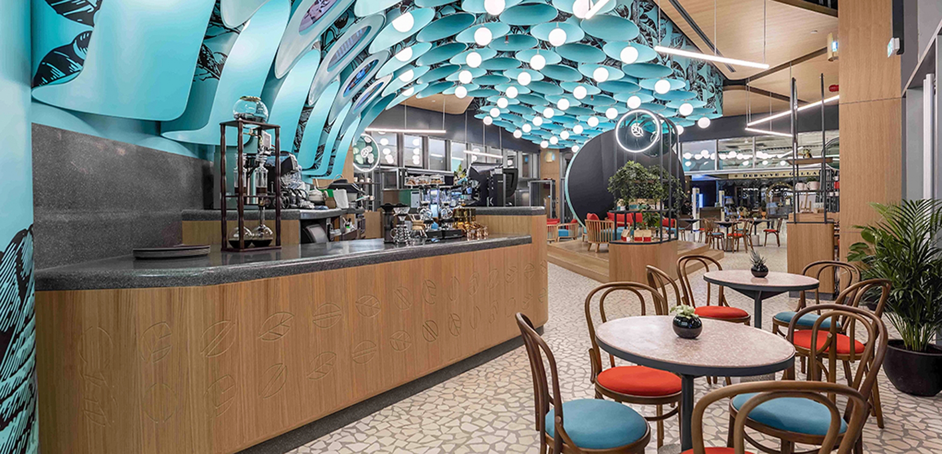 Kava & Chai Cafe - Seating - modlar.com