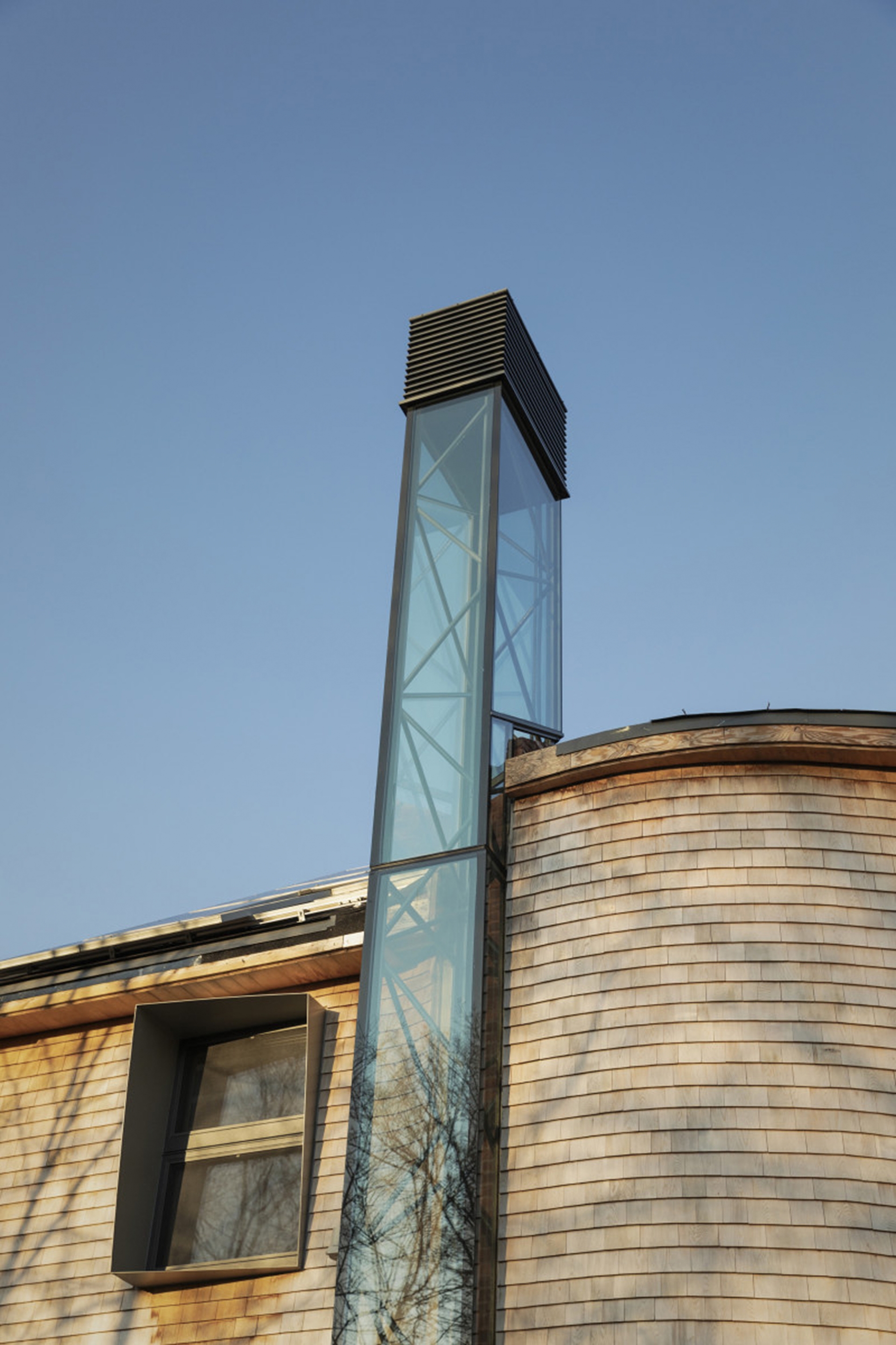 Harvard HouseZero - Solar Chimney - modlar.com