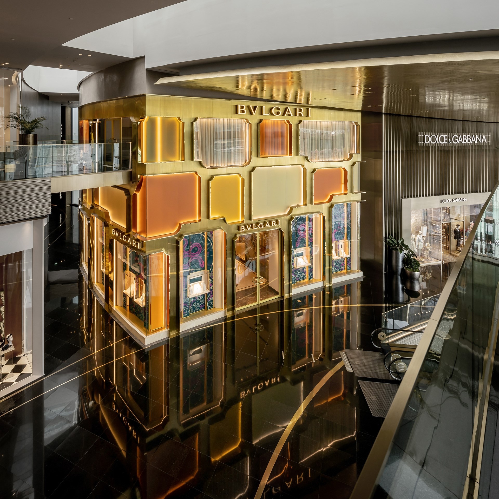 Bvlgari Bangkok Flagship Store - Ground Floor Window - modlar.com