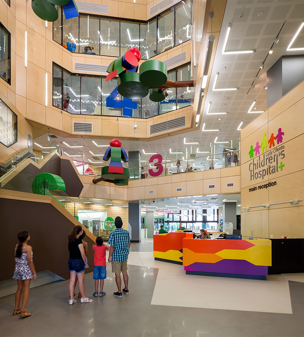 Queensland Children's Hospital - Atrium - modlar.com