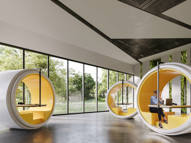 Circular Study Space - modlar.com