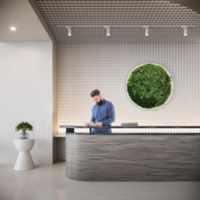 Contemporary Reception Desk - modlar.com