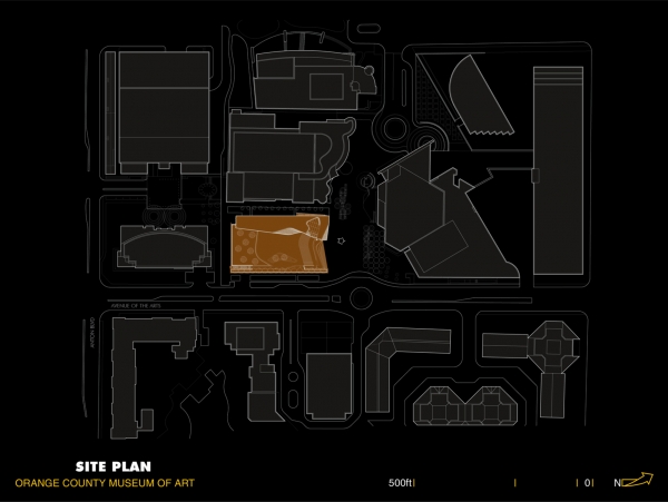 Orange County Museum of Art - Site Plan - modlar.com