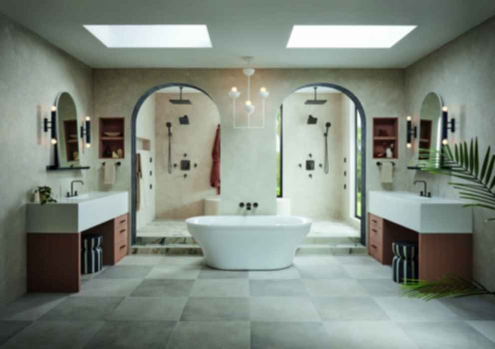Modern Archway Bathroom - modlar.com