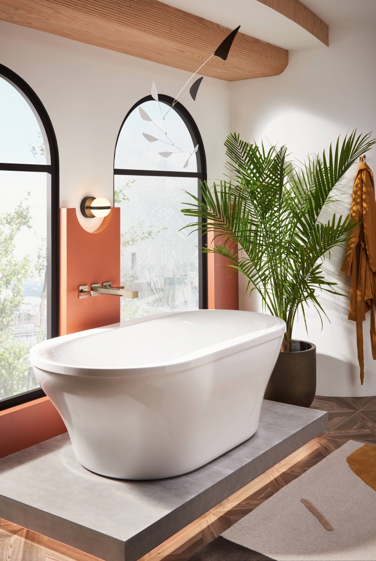 Arch View Modern Elevated Bathroom - modlar.com