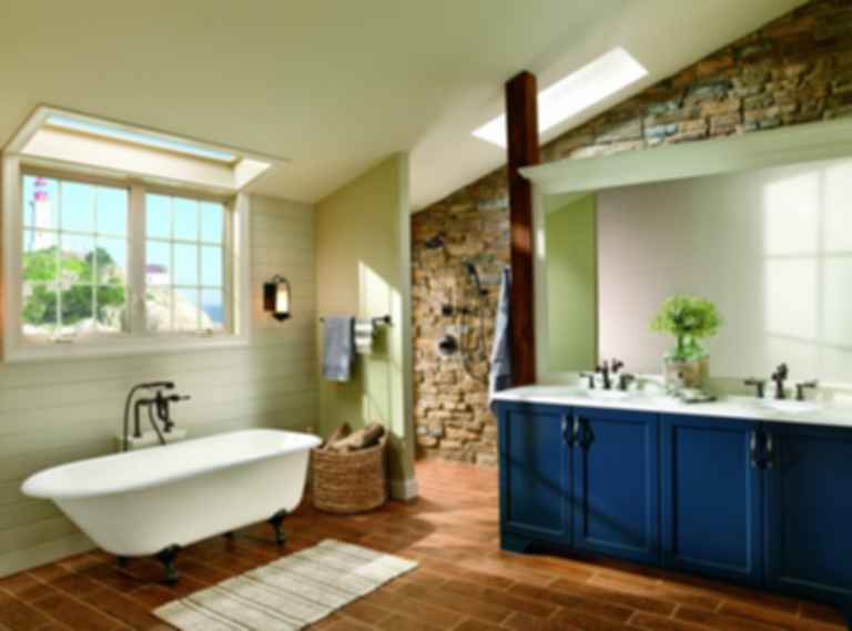 Country Style Modern Bathroom - modlar.com