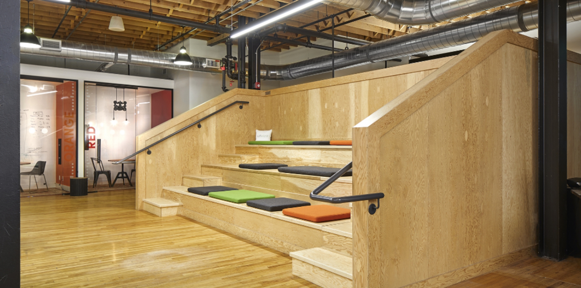 One Main Office Renovation - Wooden Roof - modlar.com