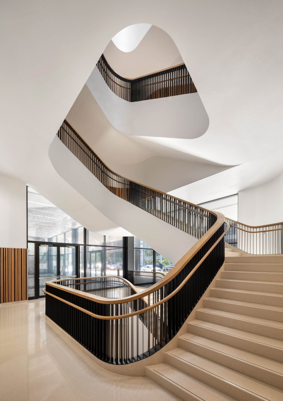 Martin Luther King Jr. Memorial Library - Stairs - modlar.com