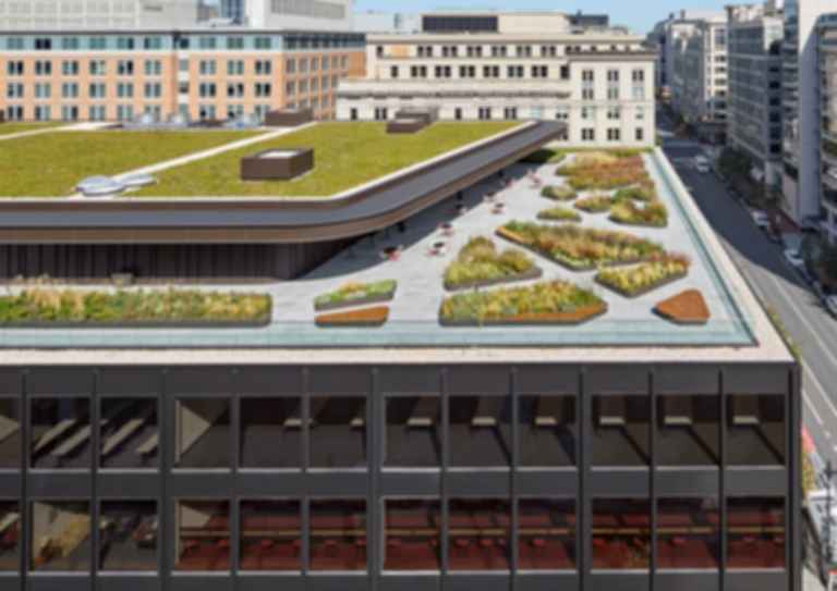 Martin Luther King Jr. Memorial Library - Roof Garden - modlar.com