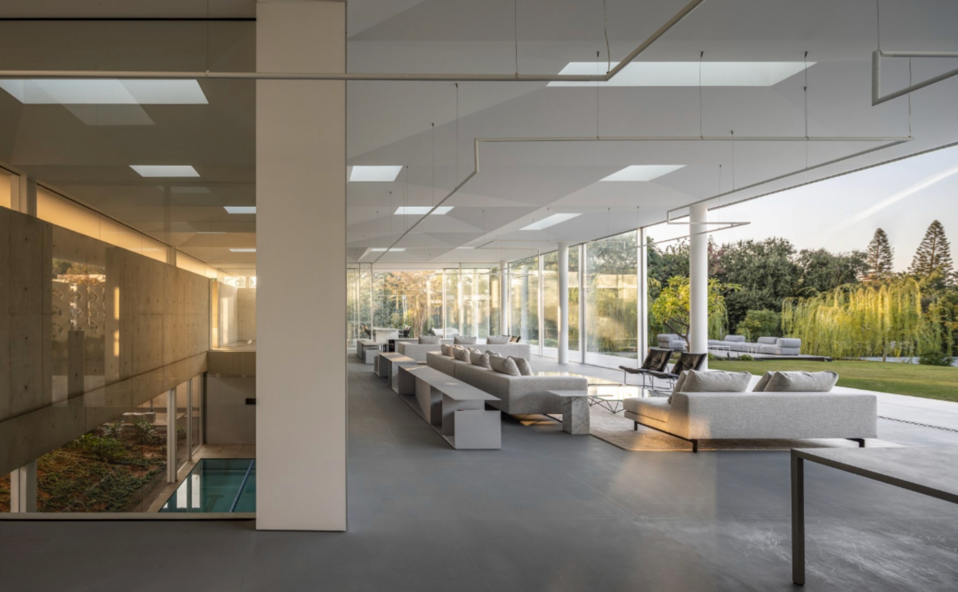 Floating Roof House - Pool - modlar.com