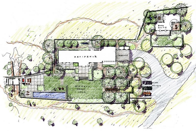 West Texas Ranch - Site Plan - modlar.com