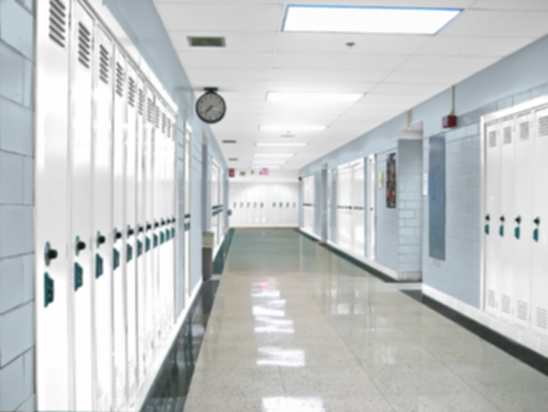School Hallway Interior - modlar.com