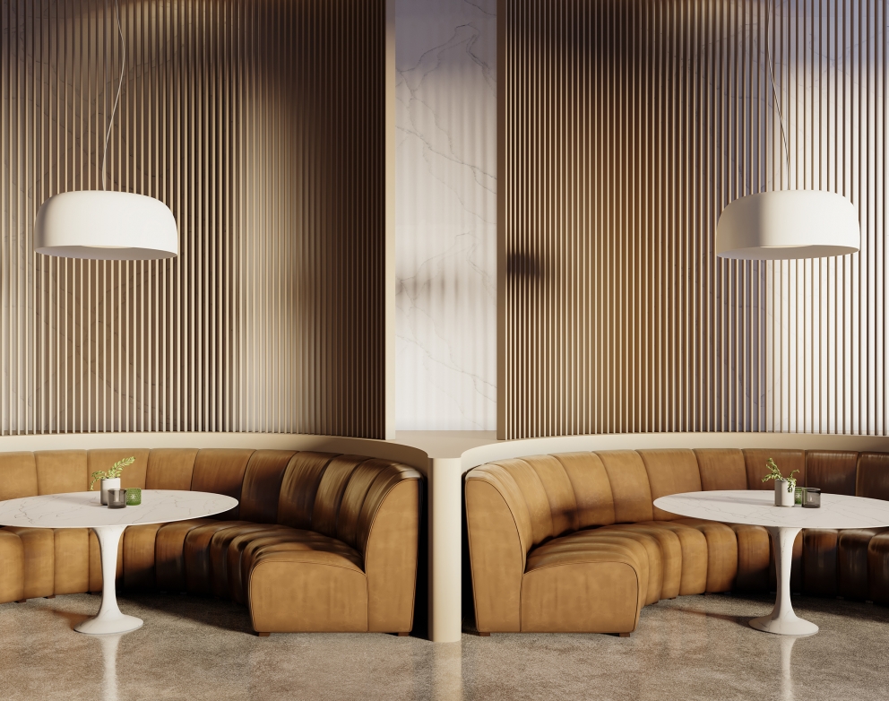 Earthtone Restaurant Interior - modlar.com