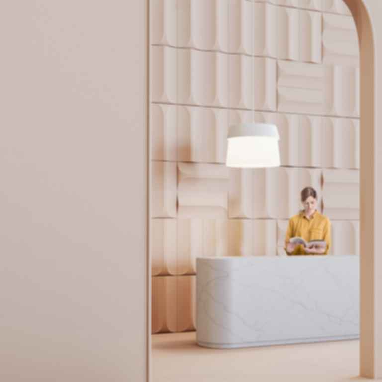 Light Reception Desk - modlar.com