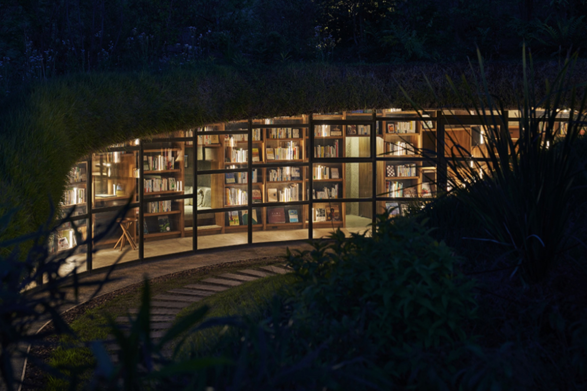 Library in the Earth - modlar.com