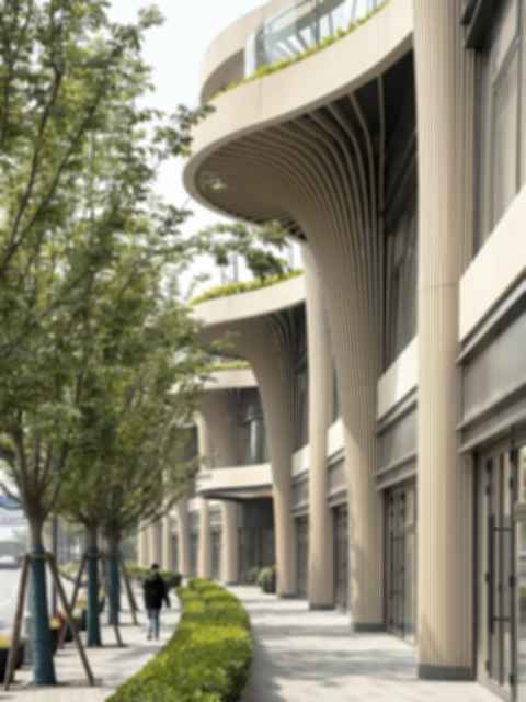 Solar Trees Marketplace - Exterior - modlar.com