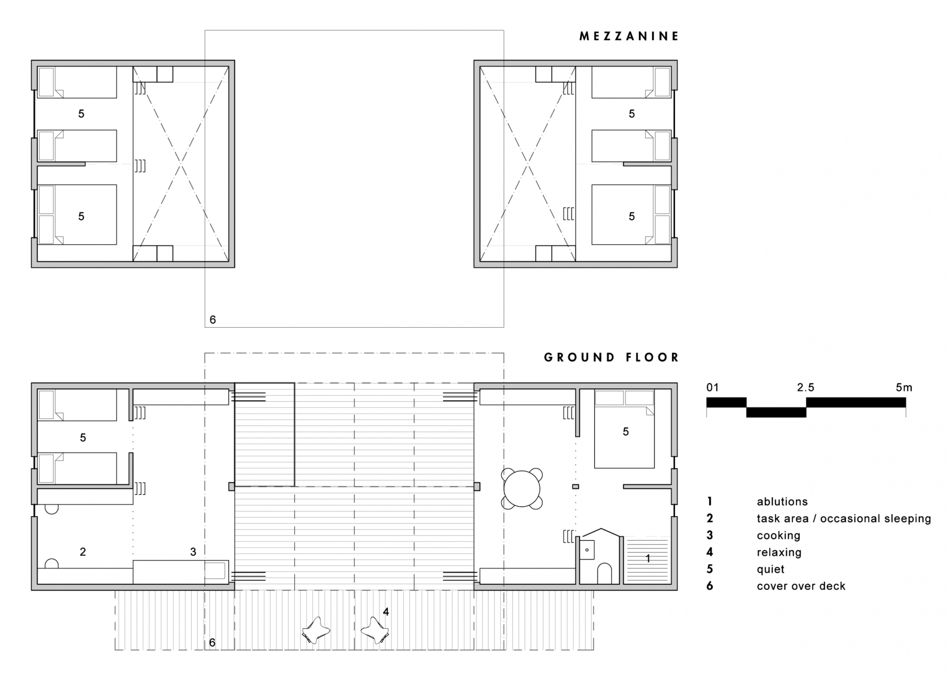Ecocapsule - floor plan - modlar.com