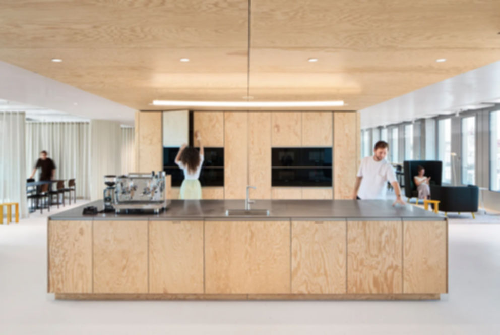 Henning Larsen Munich Office - Cafeteria - modlar.com