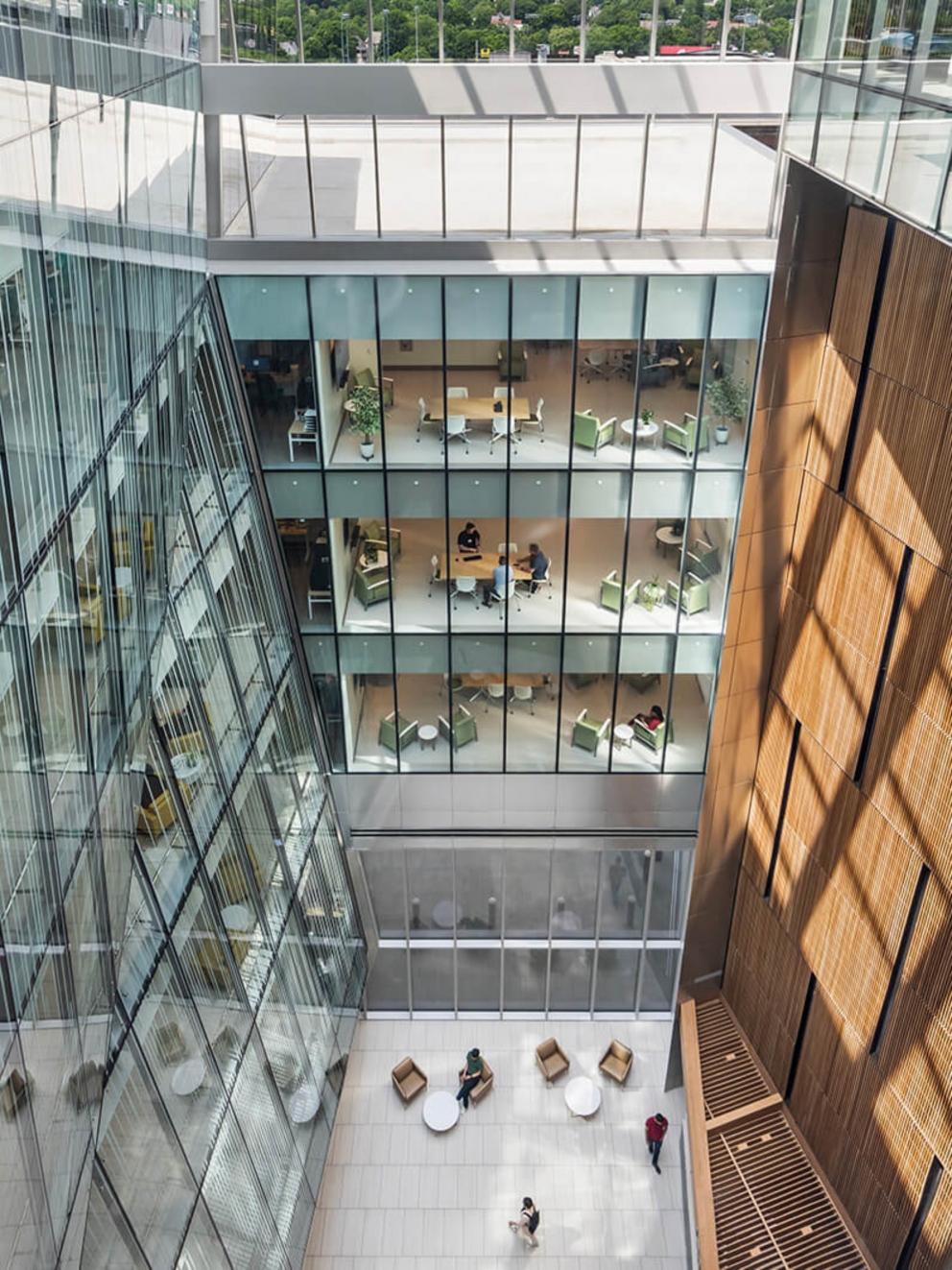 Malone Family Tower - Atrium Floor - modlar.com