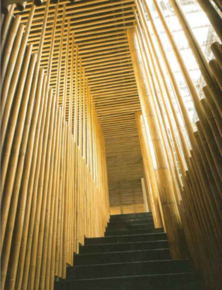 Great Bamboo Wall - Stairs - modlar.com