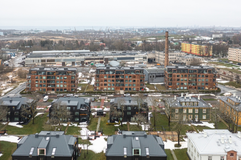 Kopli Lines Housing Complex - Aerial View - modlar.com