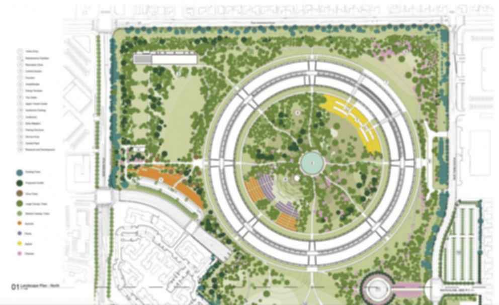 Apple Campus - Site Plan - modlar.com