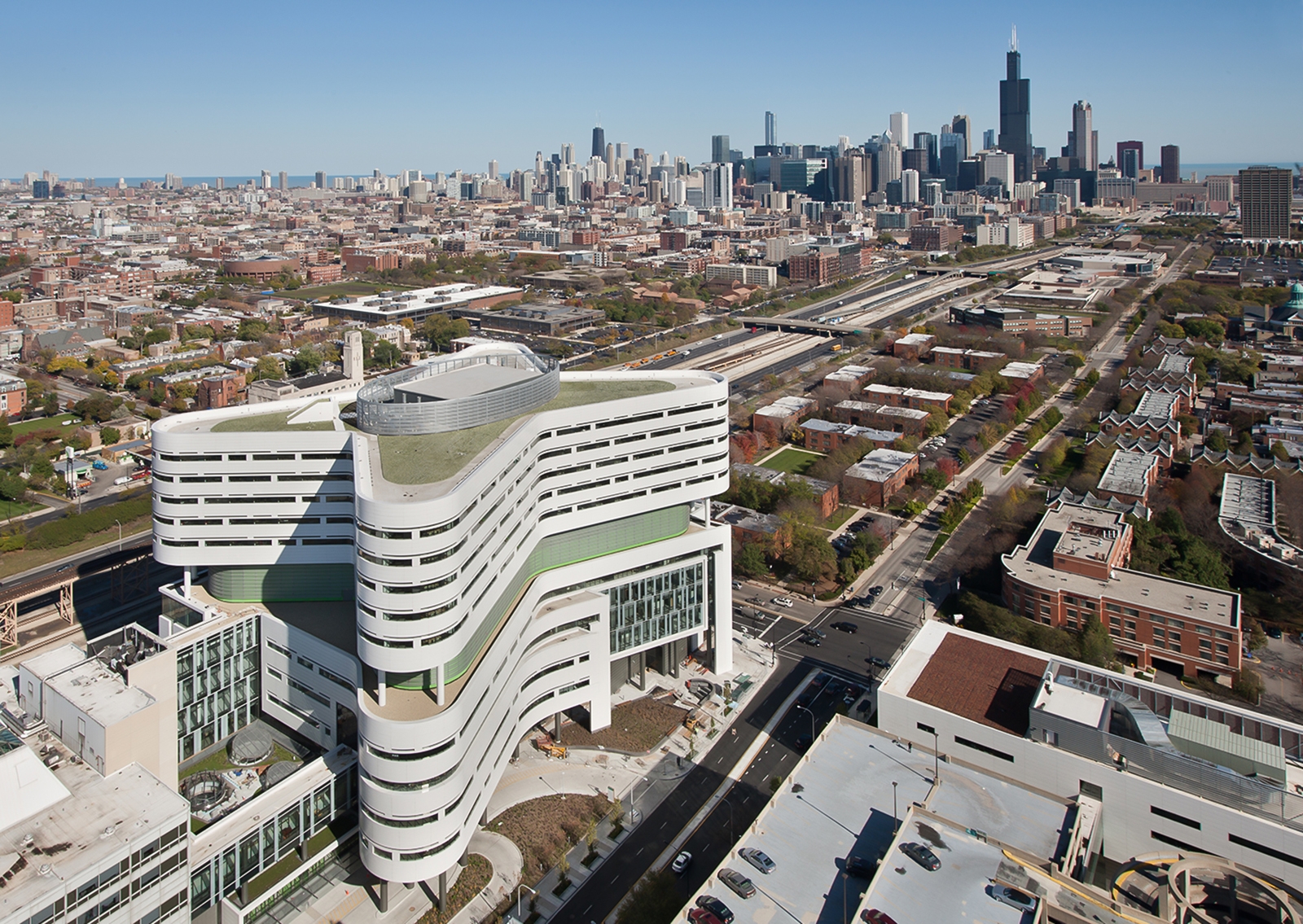 Rush University Medical Center - Aerial View - modlar.com