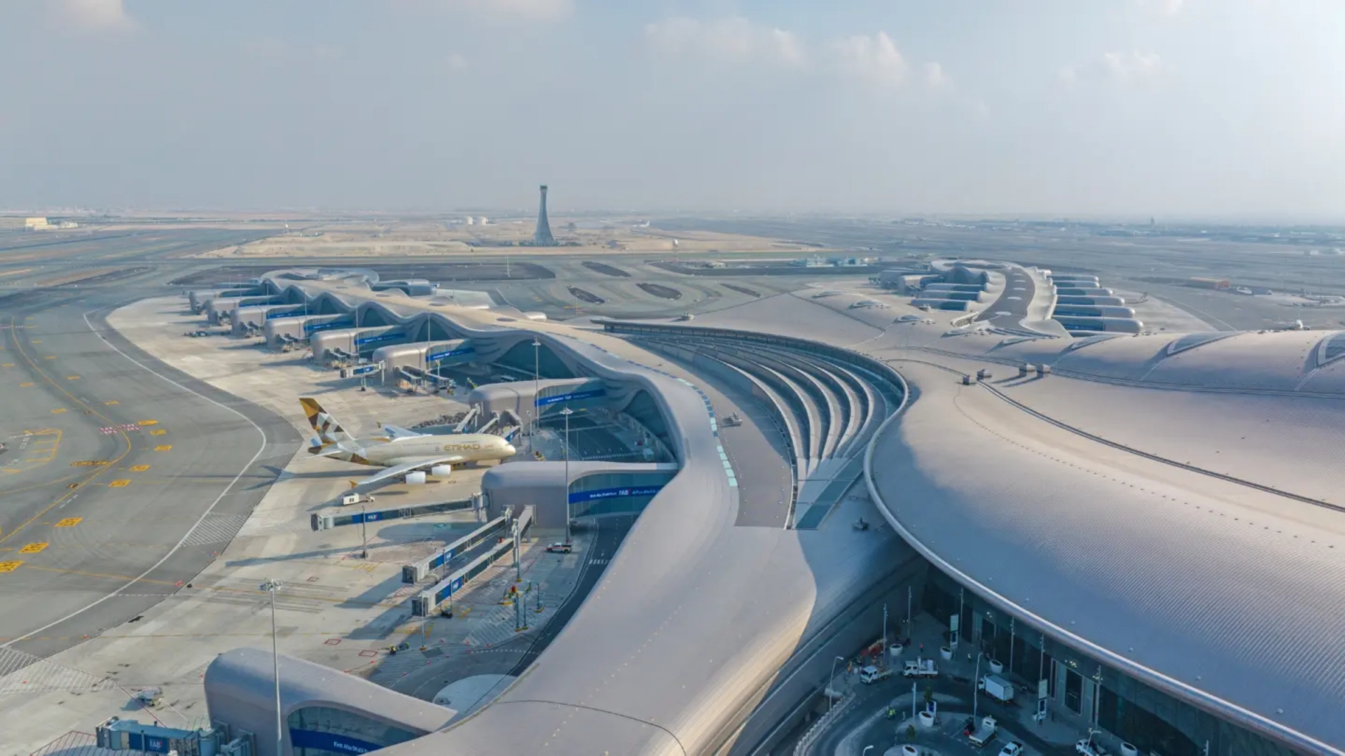 Zayed International Airport - Aerial View - modlar.com