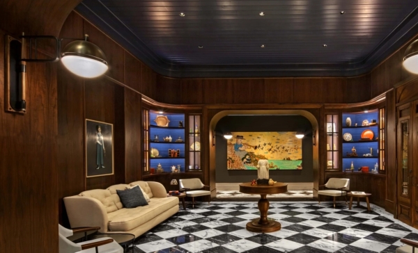 Perry Lane Hotel - Library Lounge - modlar.com
