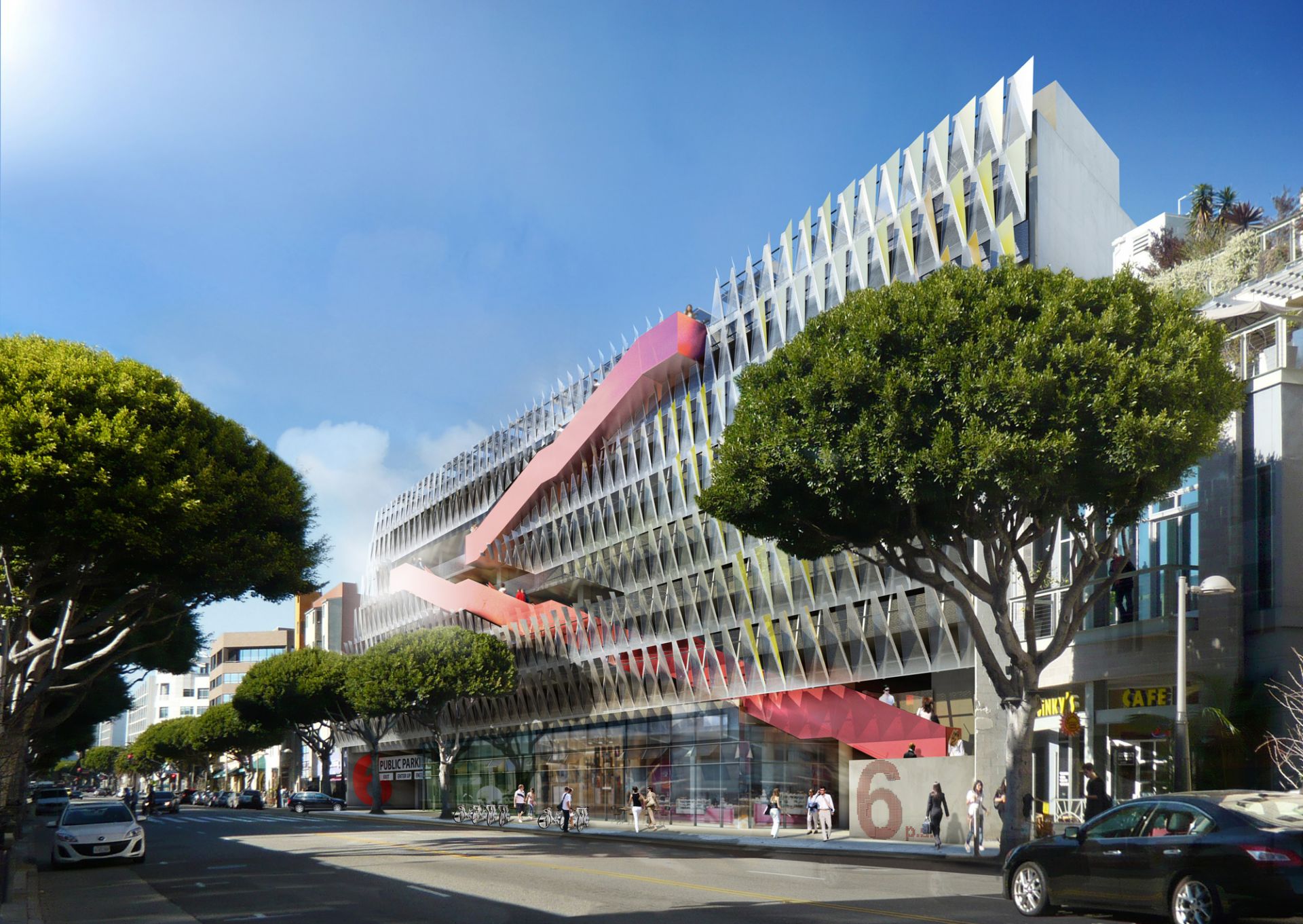 Santa Monica Parking Structure - Concept Design - modlar.com