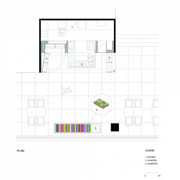 The Gourmet Tea Pop-Up Store - Site Plan - modlar.com