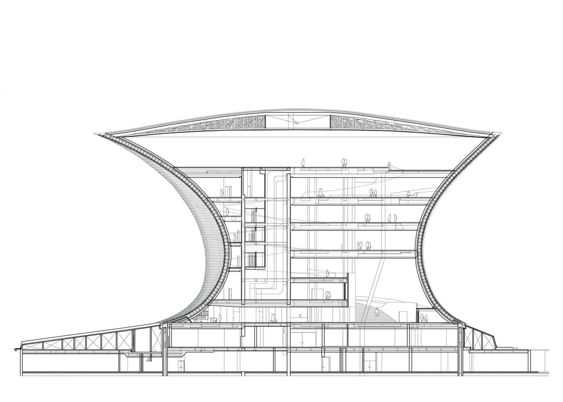 Museo Soumaya - Floor Plan - modlar.com
